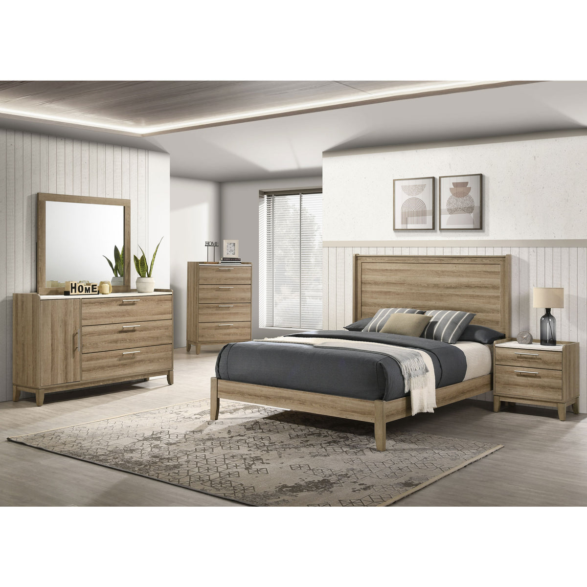 Brooklyn 4 Piece Bedroom Set – WorldWide Furniture