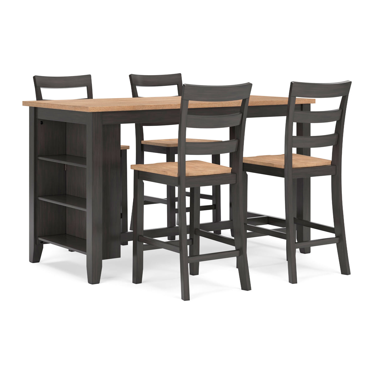 Gesthaven 5pc Counter Table Set – WorldWide Furniture